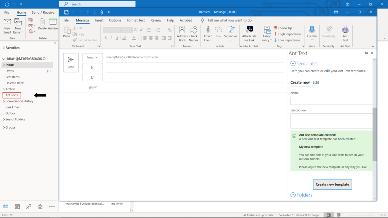 Get started on PC- How to add and start using Ant Text