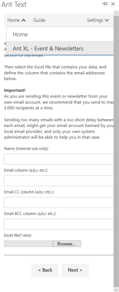 Docs - Merge Fields - Ant Text